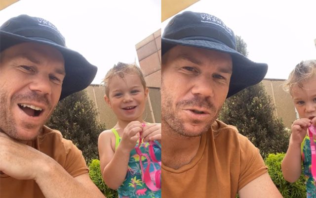 'Big shout out big man' - David Warner, daughter Isla send birthday ...